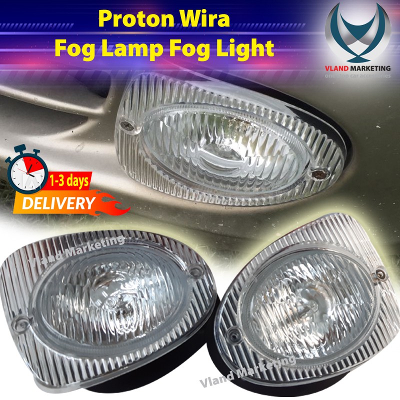 Proton Wira / Satria 1.6 Auto Sport Light Fog Lamp Fog Light - white ...