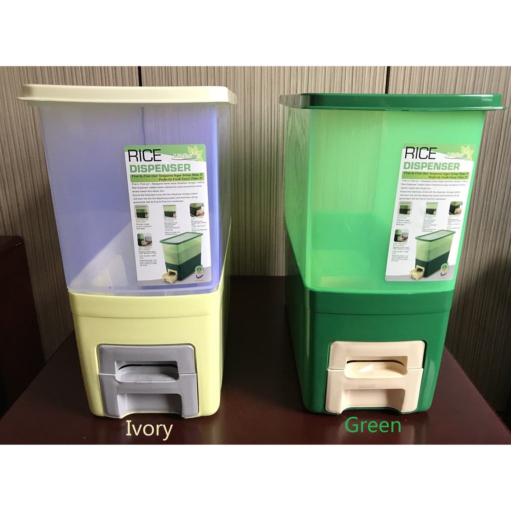 10KG Japanese Style Hygienic Rice Dispenser / Rice Barrel | Shopee Malaysia