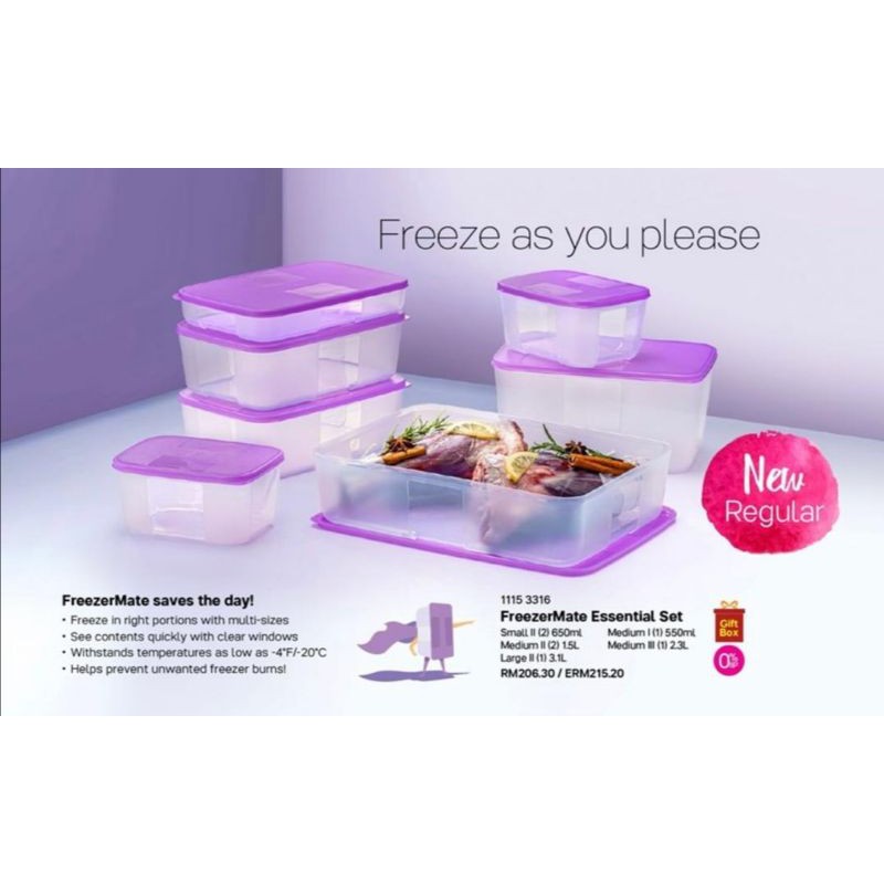 Tupperware Freezer Mate 1pc | Shopee Malaysia