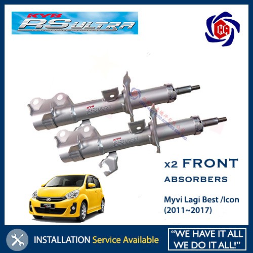 Perodua Myvi Lagi Best Kayaba RS Ultra Absorber Heavy Duty Shock Absorbers | Shopee Malaysia