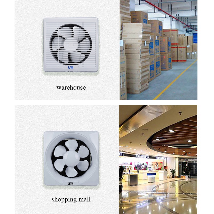 UM 6''8''10''12 inch shutter exhaust fan ventilation fan kipas ekzos ...