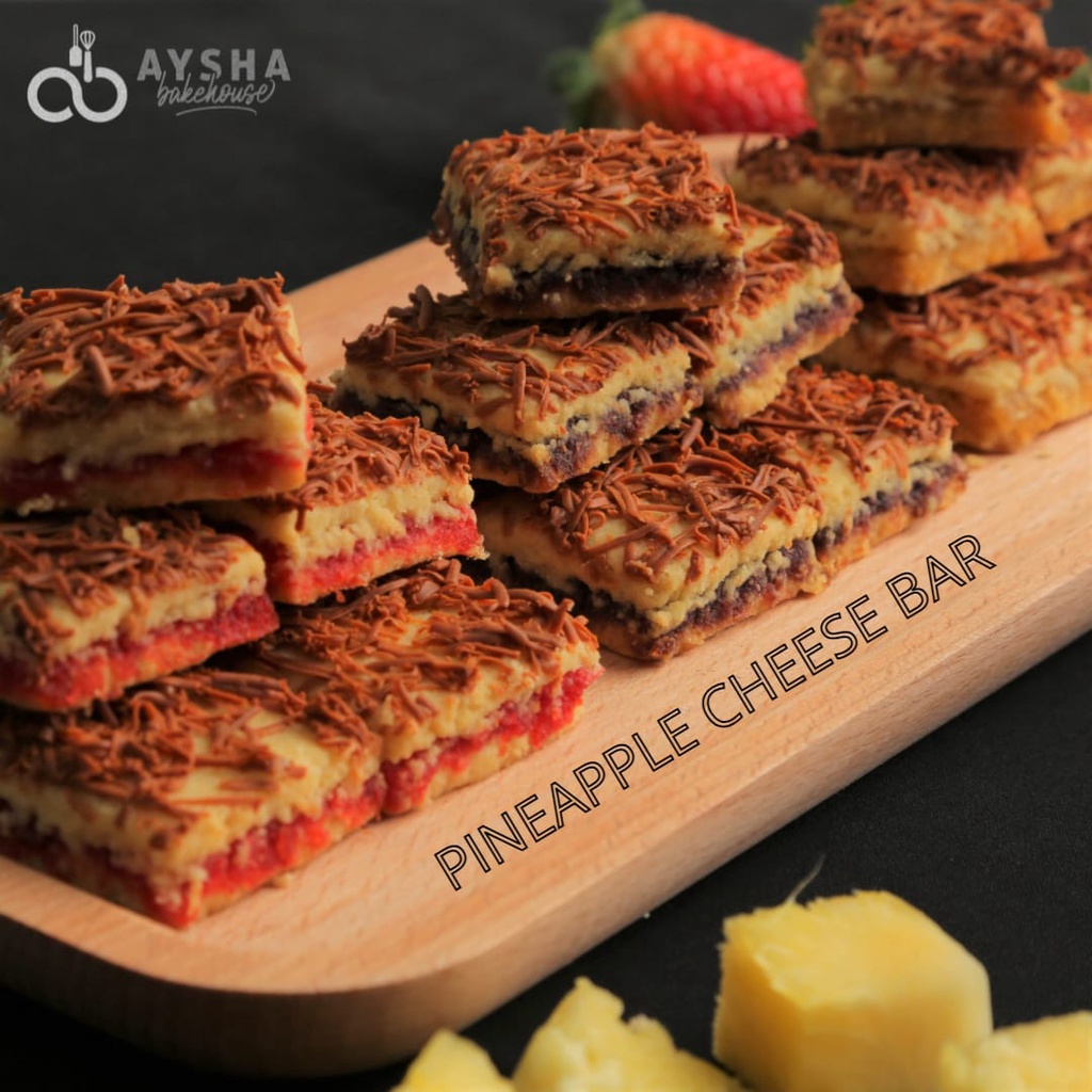 PINEAPPLE CHEESE BAR | TART NENAS KEJU | KUIH RAYA VIRAL | Shopee Malaysia