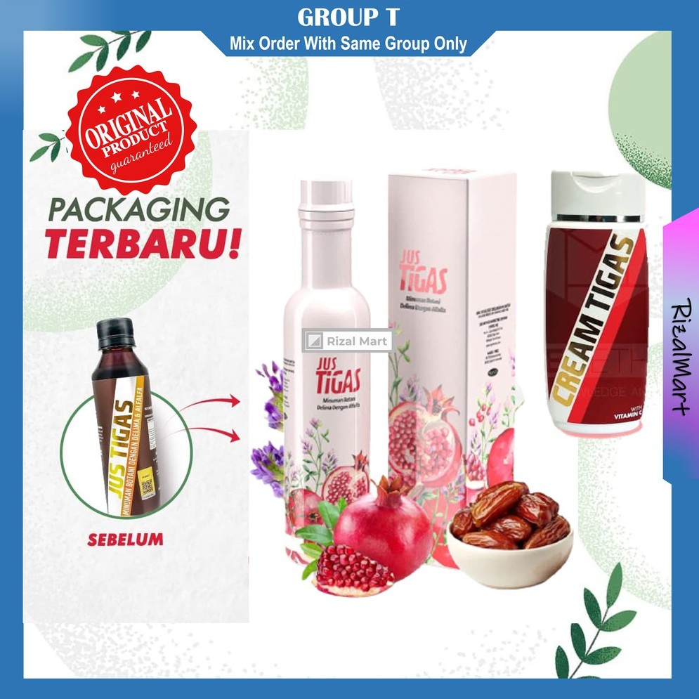 Original HQ Jus Tigas Cream Tigas Penawar Sakit Lutut Sendi Urat Saraf ...