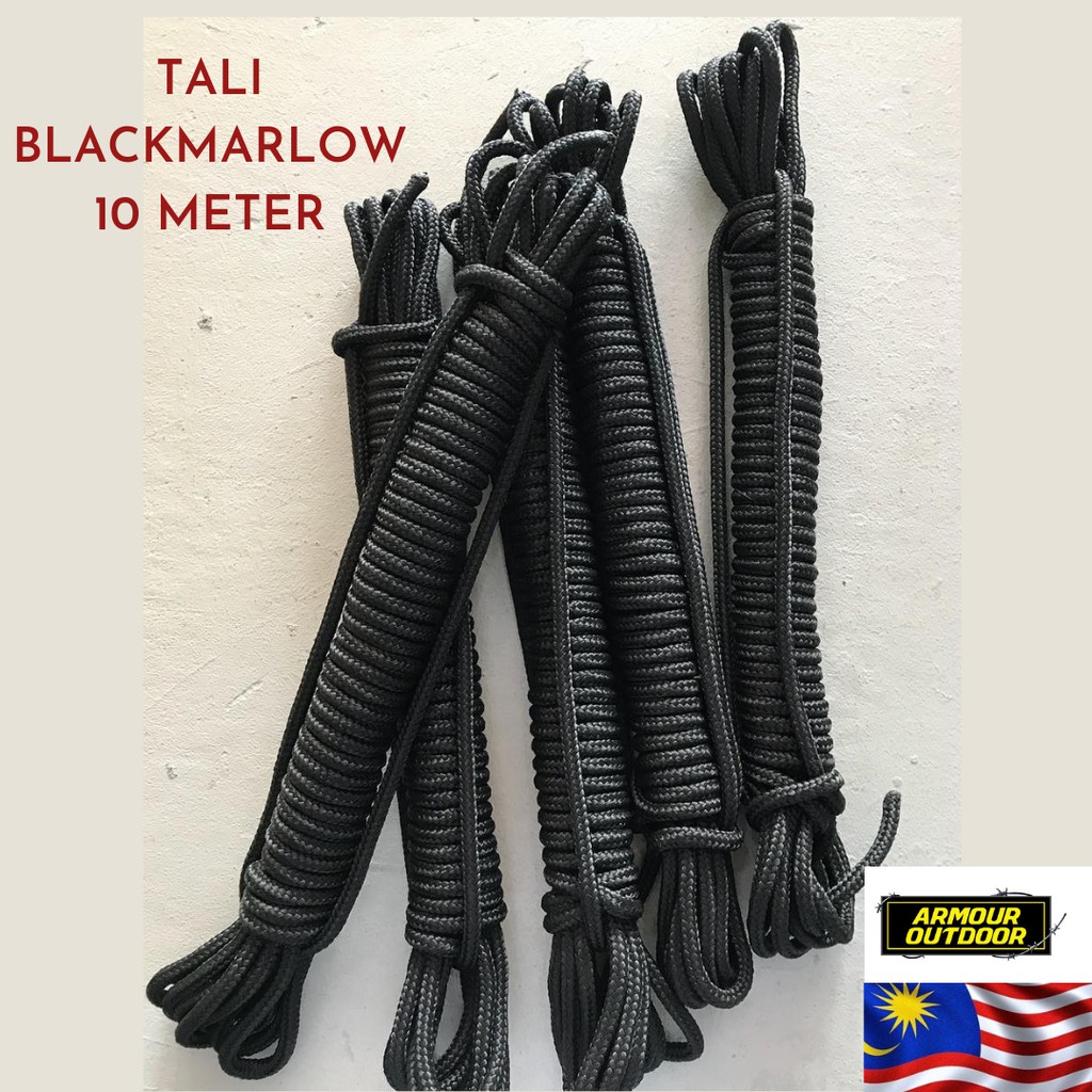 TALI BLACK MARLOW [10 METER ]💥 tali black malau @ tali hammock | Shopee ...
