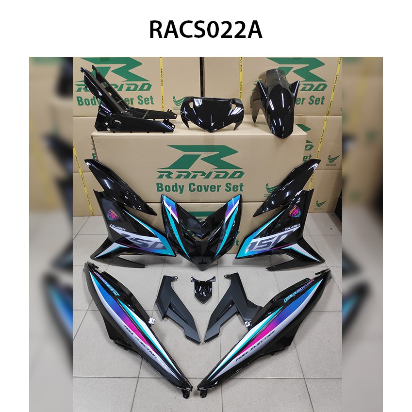 Rapido Yamaha Y15ZR V1 / V2 EXCITER 150 20th Anniversary Cover Set (Sticker Tanam) | Shopee Malaysia