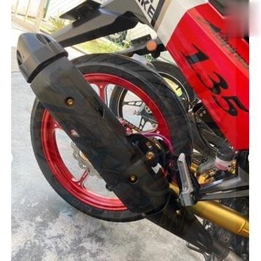 COVER EXZOS YAMAHA Y15 v1 v2 EXCITER150 Y15ZR EXHAUST MUFFLER PROTECTOR ...