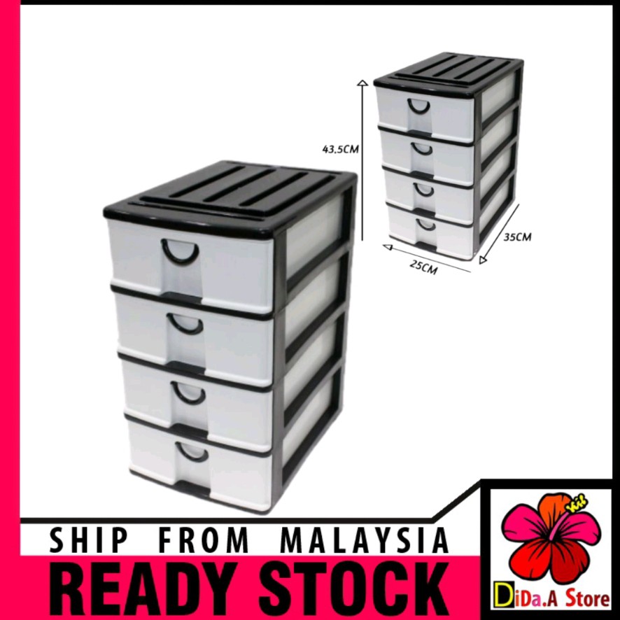 Laci Kecil A4 pejabat rumah kedai / Drawer mini / bekas simpan barang ...