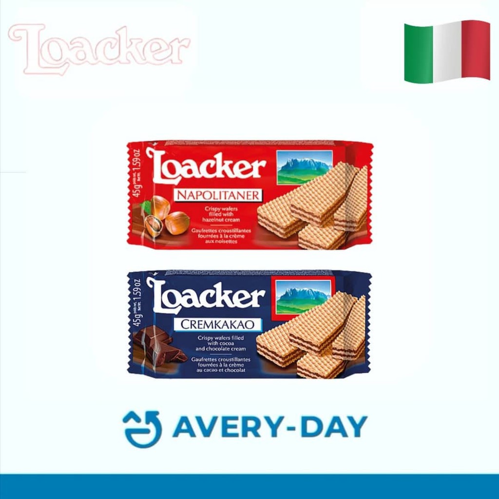 Italy Loacker Cremkakao / Napolitaner | Shopee Malaysia