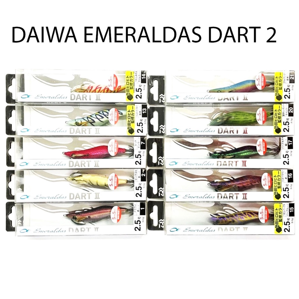 Daiwa Emeraldas Dart 2 Squid Jig 2.5 Fishing Lure | Shopee Malaysia