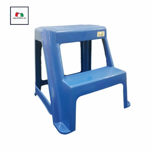 2-Tier Plastic Ladder /Plastic Stool / Blue - READY STOCK (NCI 7200 ...