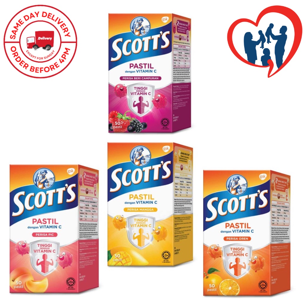 SCOTT'S VITAMIN C PASTIL (50'S) | Shopee Malaysia