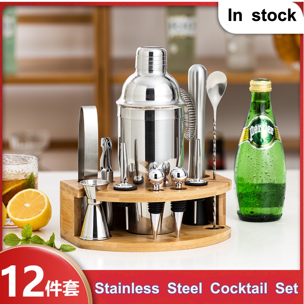 Bartending utensils 12-piece set Ice Hammer Stainless Steel Three-stage ...