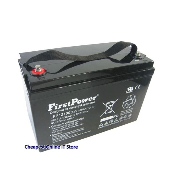 FirstPower 12v100ah Lead Acid Battery (LFP12100) | Shopee Malaysia
