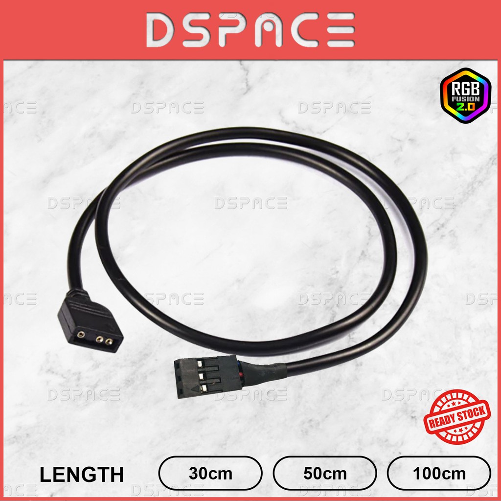 GIGABYTE 5V 3PIN RGB VDG Cable Connector for Motherboard 5V 3Pin VDG to ...