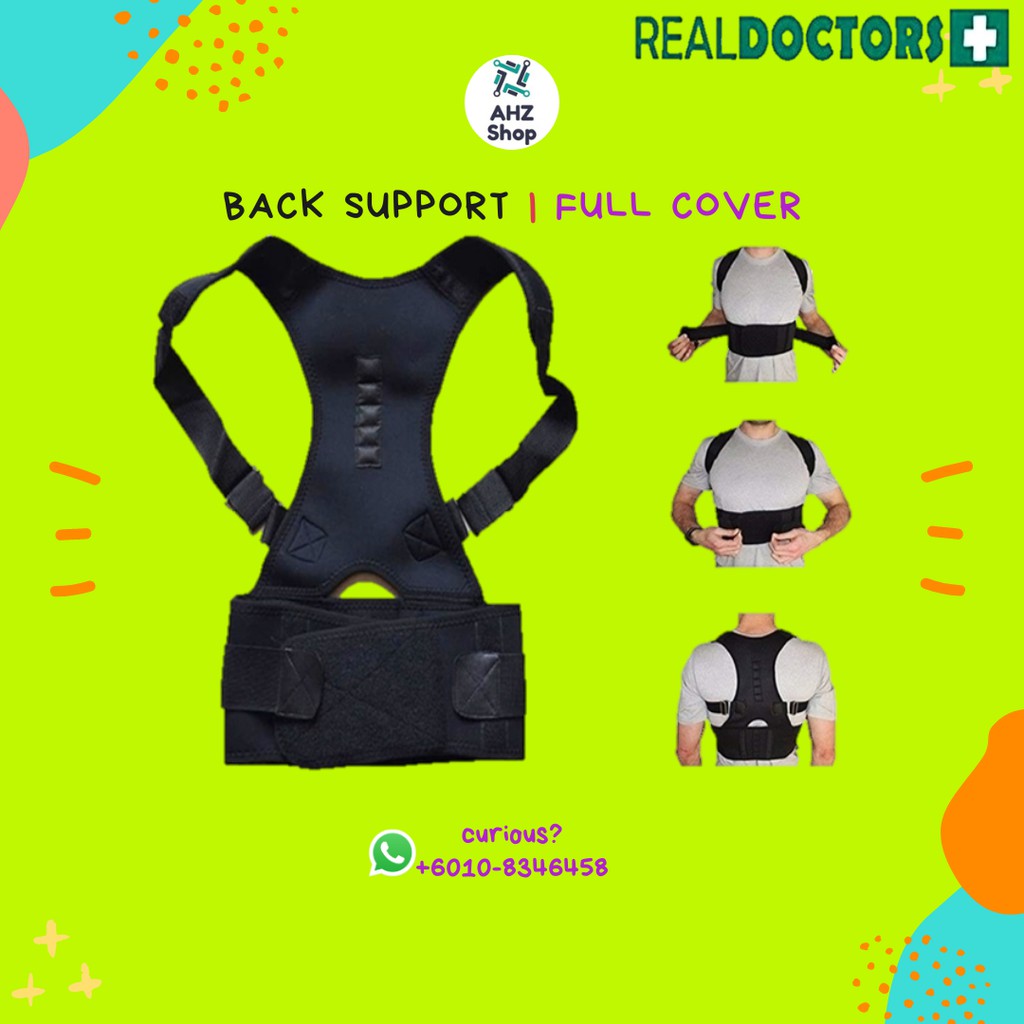 Real Doctors Posture Support Brace Reduce Back Pain Correction ...