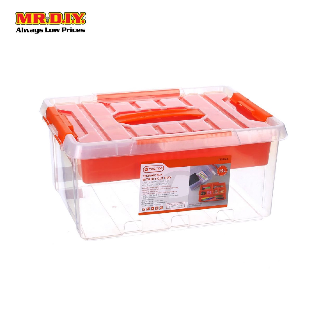 TACTIX Clear Container (15L) | Shopee Malaysia