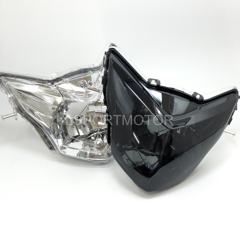 YAMAHA LC135 NEW V4 V5 V6 V7 HEAD LAMP (CLEAR/TINTED) HEAD LIGHT LAMPU DEPAN LC135NEW | Shopee ...