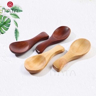 Sudu Kayu Wood Condiment Scoop Wood Spoons Flatware Coffee Tea Sugar ...