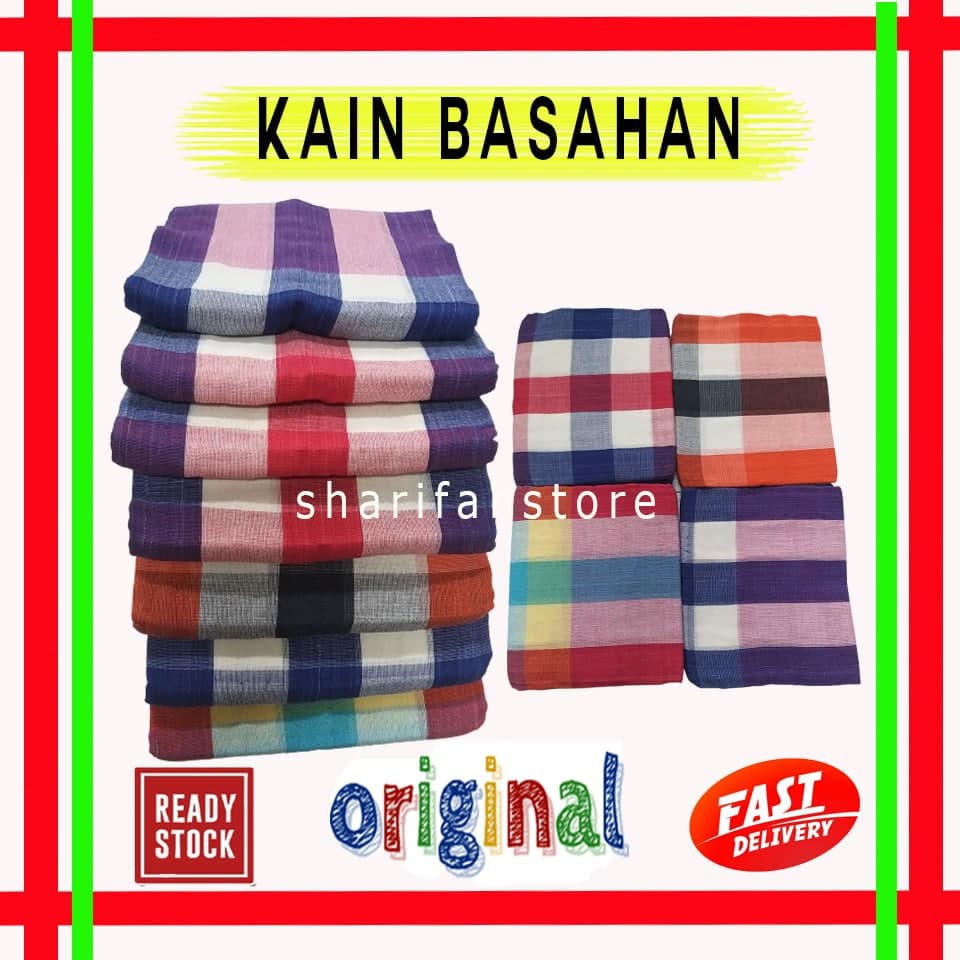 Kain Basahan Mandi Murah Kualiti Tradisional | Shopee Malaysia