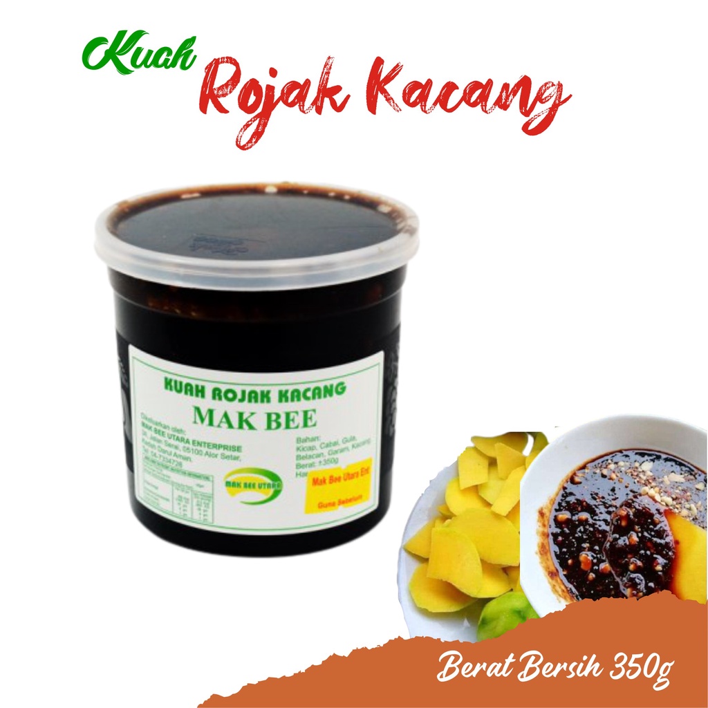 Kuah Rojak Kacang Mak Bee Original 350g | Shopee Malaysia