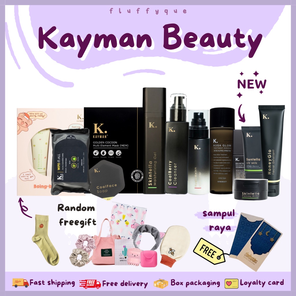 KAYMAN COALFACE SOAP, COALBERRY CLEANSER, ROSA GLOW ESEENSE, SKINTELLA ...