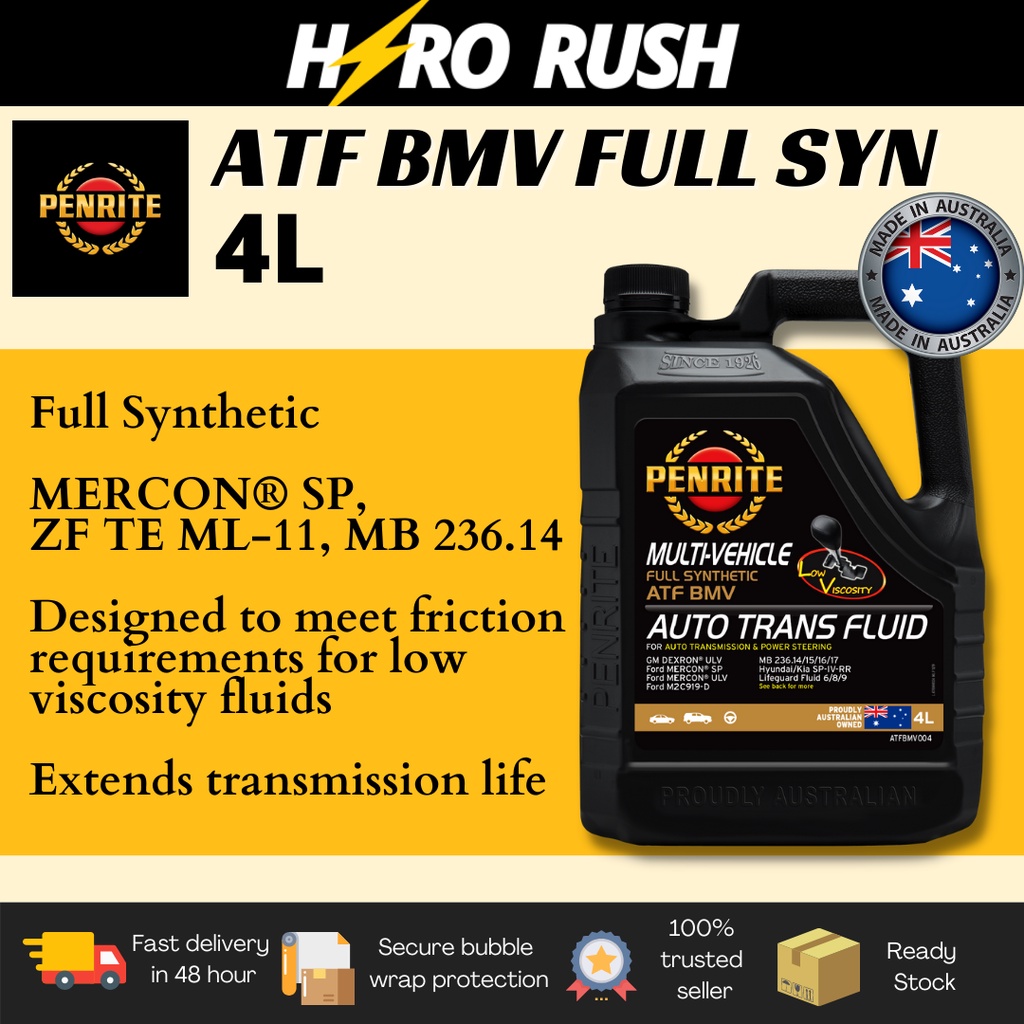 PENRITE ATF BMV FULL SYN ( 4L ) | Shopee Malaysia