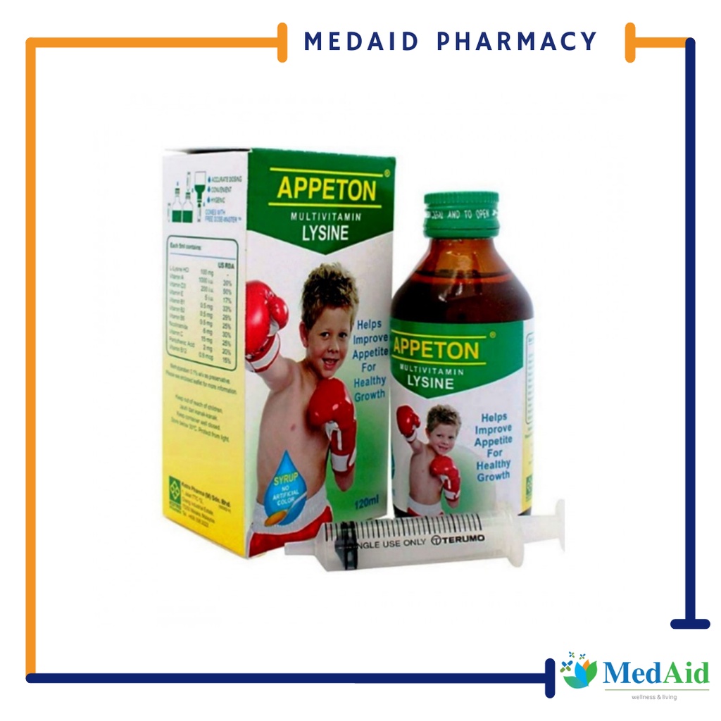 Appeton Multivitamin with Lysine Syrup 120mL | Shopee Malaysia