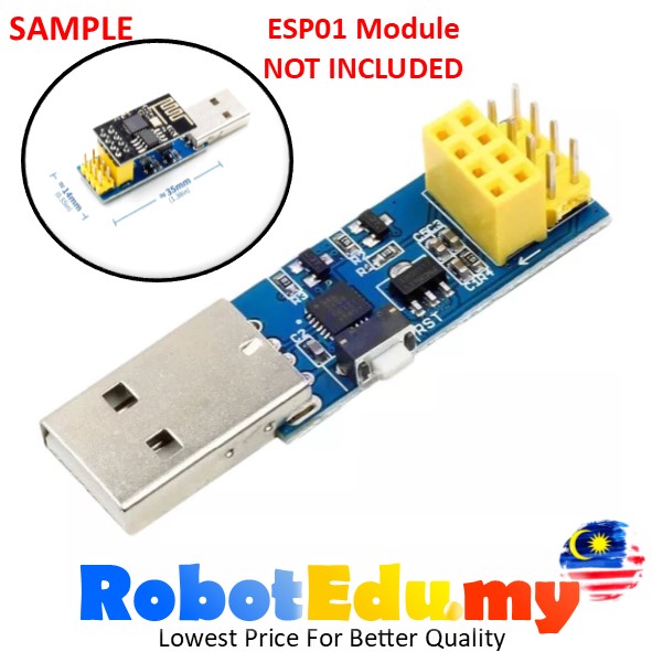 Esp01 Esp01s Esp 01 Esp 01s Esp8266 Wifi Module Usb Downloader Debug Programmer Adapter Flash