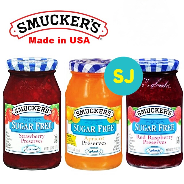 Smucker’s Sugar Free Jam 361g (Strawberry Preserves/Orange Marmalade ...