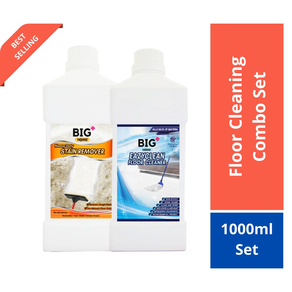 BIG Floor Cleaning Combo Floor Cleaner Stain Remover Cement Toilet Bowl ...