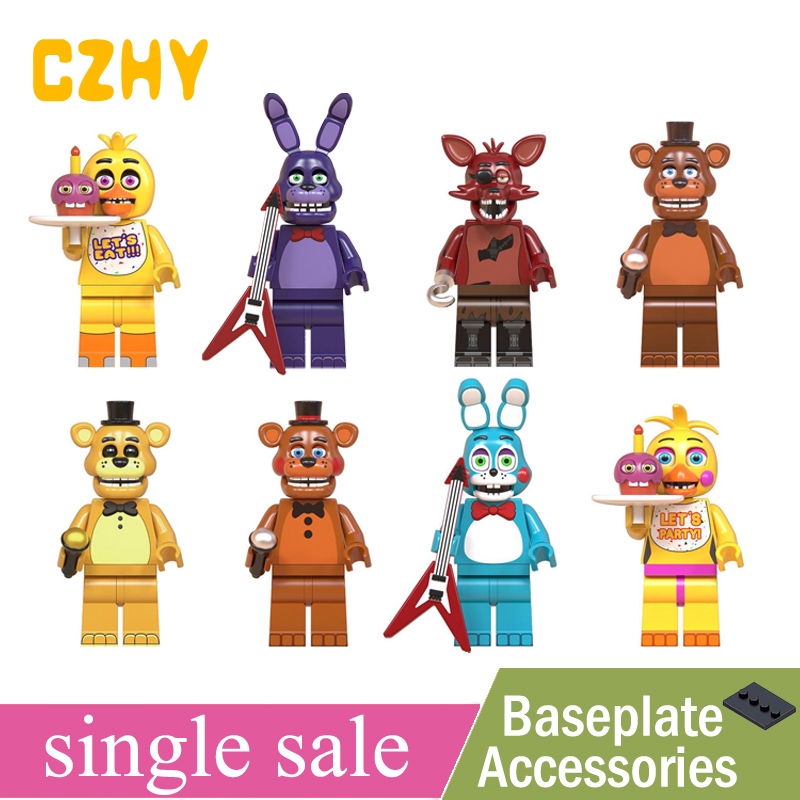 Five Nights at Freddy's Minifigures Building Blocks Toy Golden Freddy ...