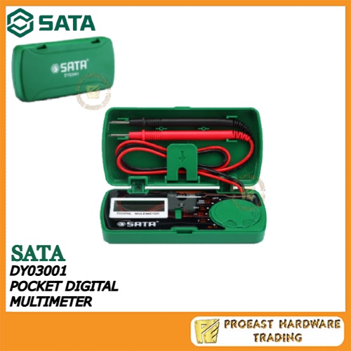 SATA - (DY03001) - Pocket Digital Multimeter. // Type AC / DC Digital ...