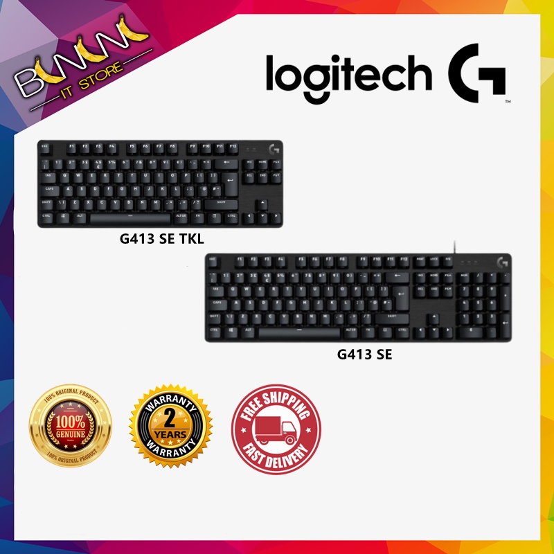 Logitech G413 TKL SE / G413 SE Mechanical Gaming Keyboard - Compact ...