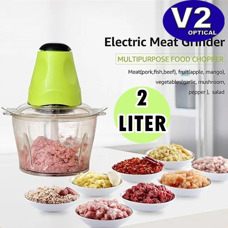 (2 Liter) Meat Grinder electric cooking machine Multipurpose blender ...