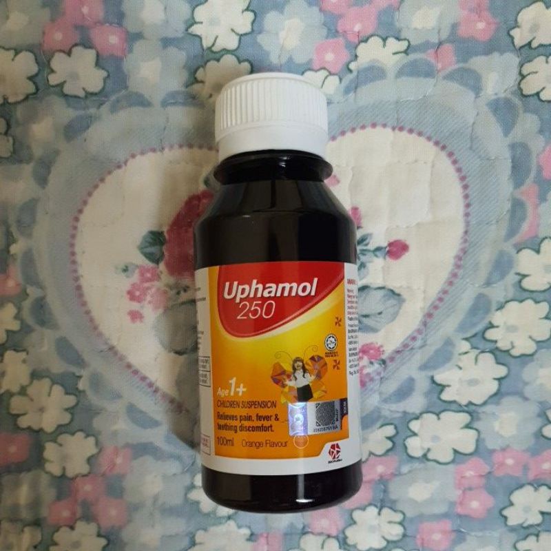 Uphamol 250mg Suspension 100ml (Orange Flavour)(Expiry Date:06/2025 ...