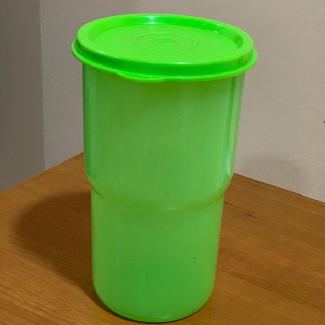 Green Small Flat Top Bottle 1PCS (Tupperware Brand) | Shopee Malaysia