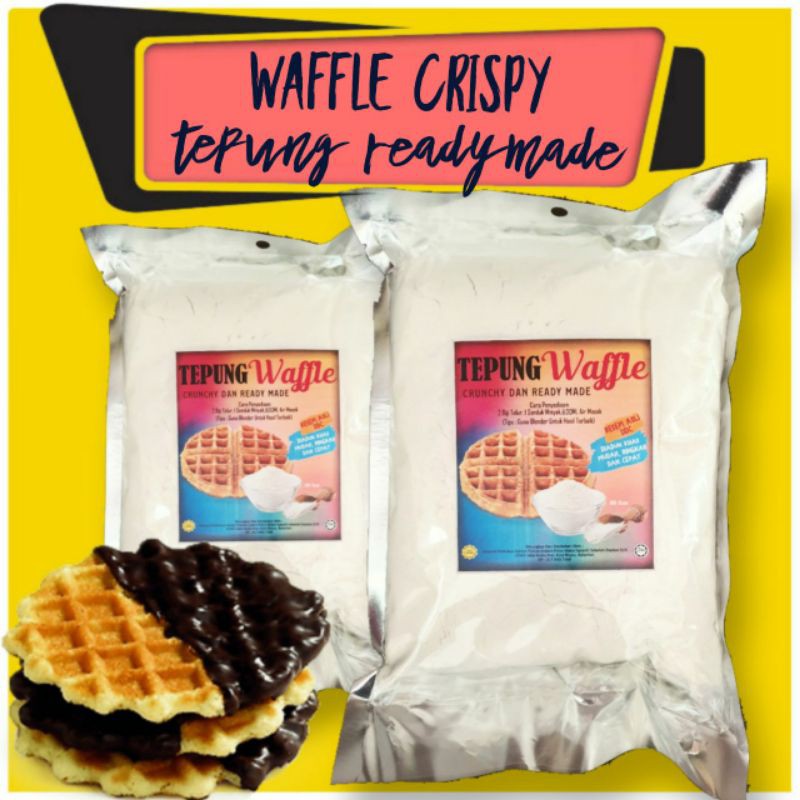 Tepung Waffle Ready Made / Tepung Waffle Instant / Tepung Waffle Rangup ...
