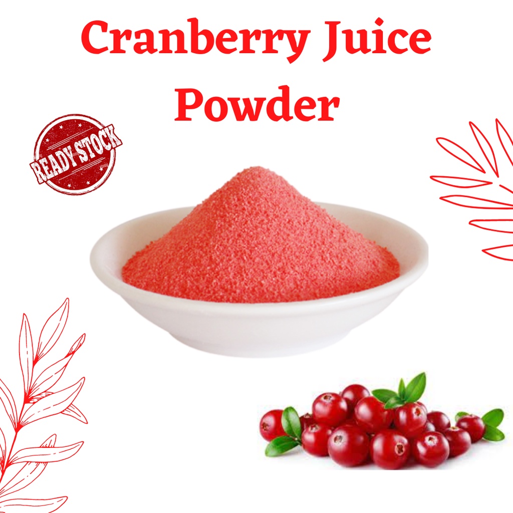 Cranberry Juice Powder (Can use in beverage juice or Direct consume ...