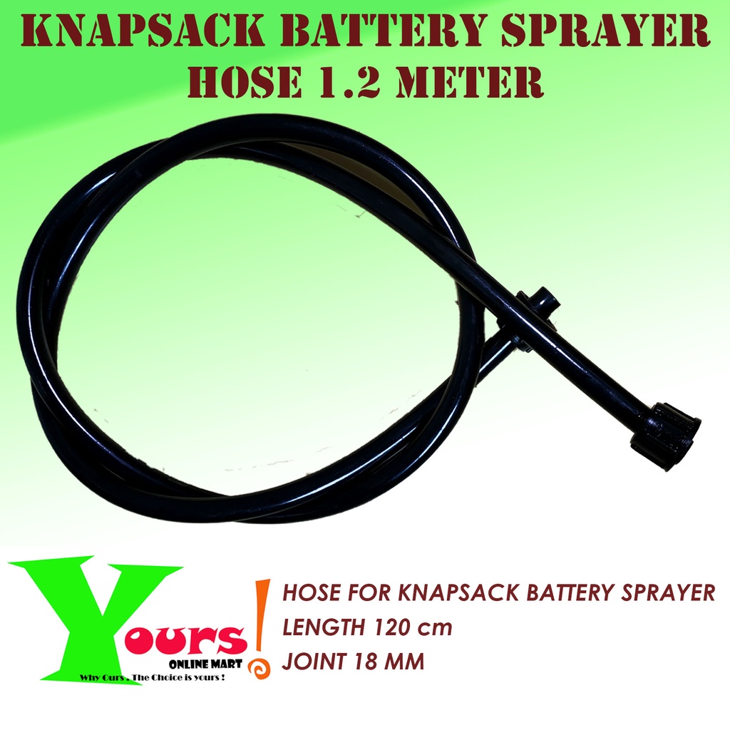 KNAPSACK BATTERY SPRAYER HOSE \ PAIP GETAH MESIN PENYEMBUR BATERI GALAS ...