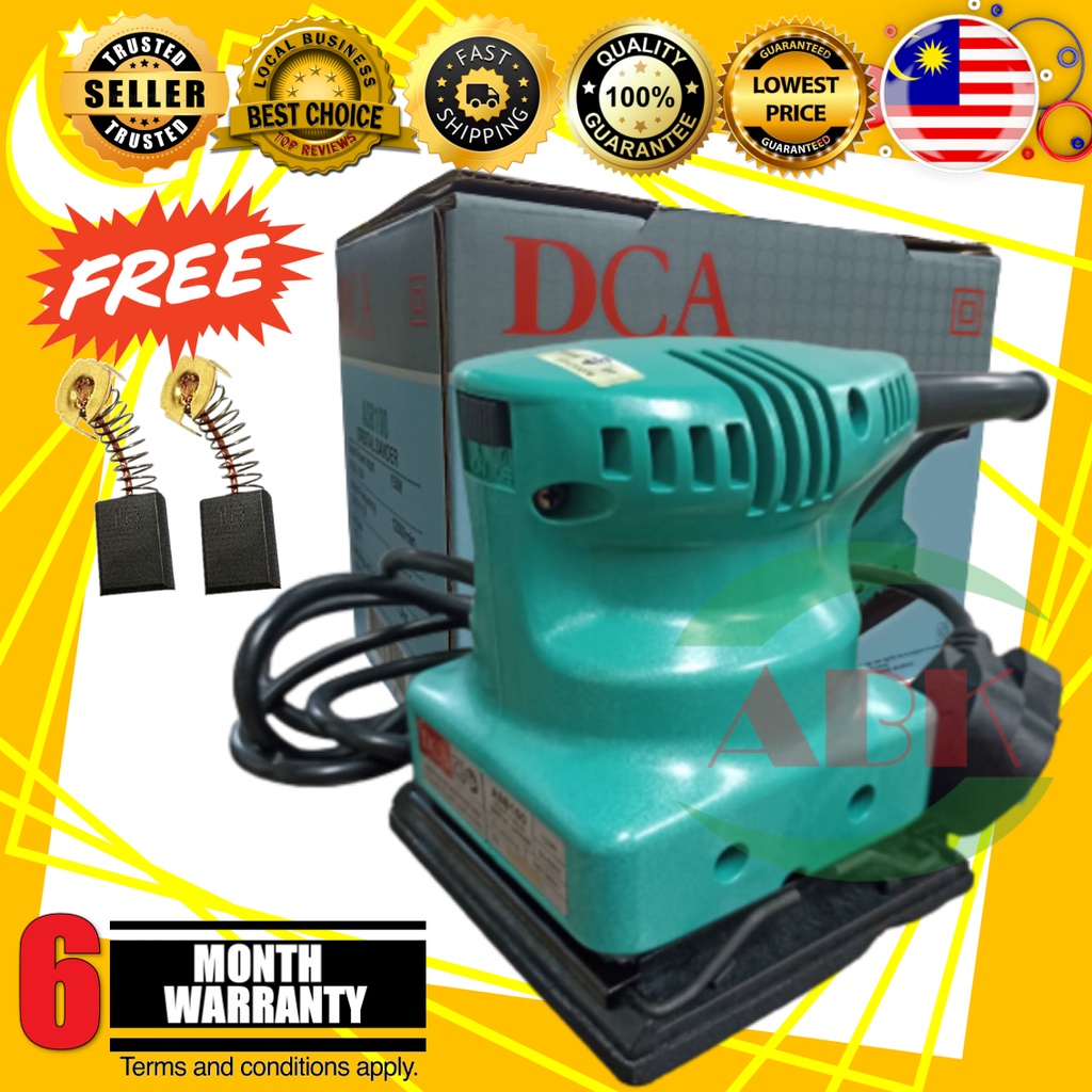 DCA ASB100 ORBITAL SANDER MESIN KERTAS PASIR (150 WATT) | Shopee Malaysia