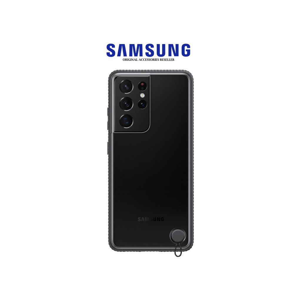 [ORIGINAL] Samsung Galaxy S21 Ultra Clear Protective Cover (Black ...
