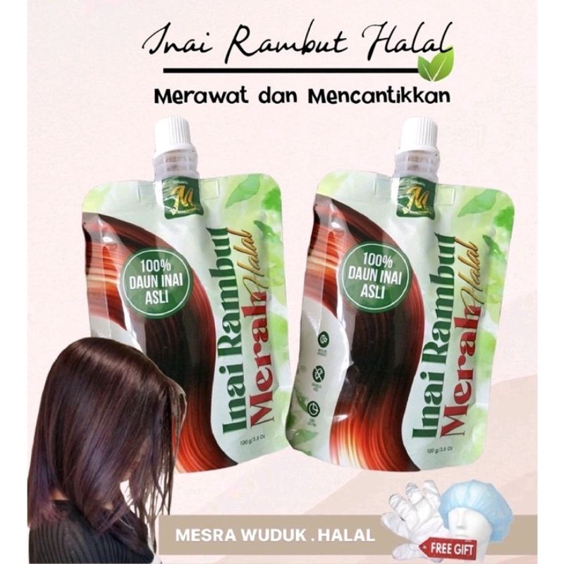 INAI RAMBUT MERAH HALAL - 100% daun inai asli | Shopee Malaysia