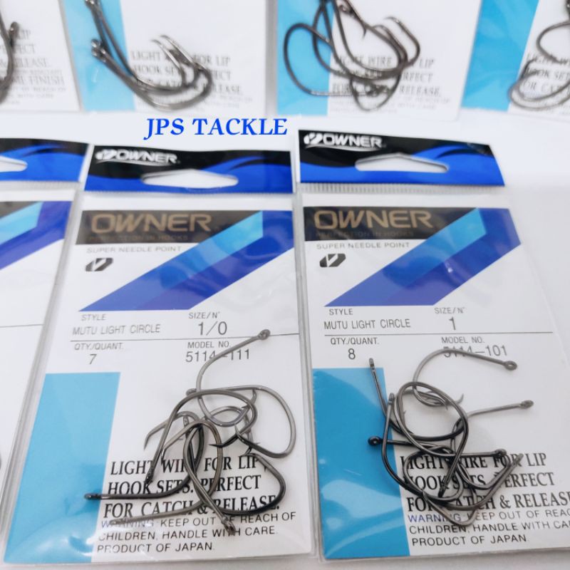 OWNER 5114 MUTU LIGHT CIRCLE hook mata hantu mata kail owner | Shopee ...