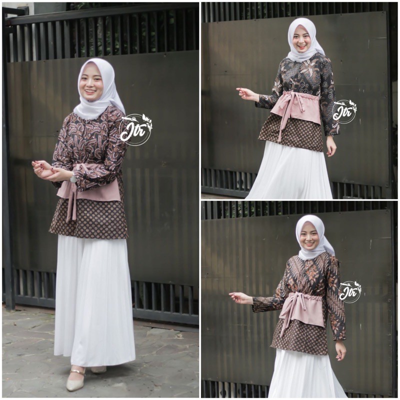 Modern BATIK Women Clothes Top BATIK MODERN BATIK Combination Work ...