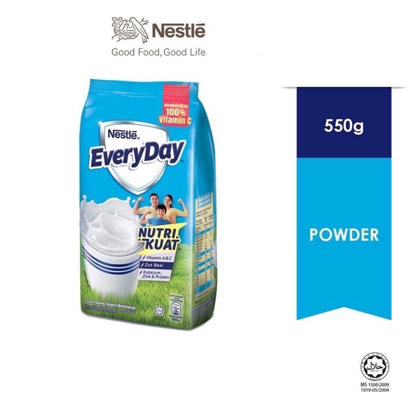 Nestle Everyday Milk Powder (550g) | Shopee Malaysia