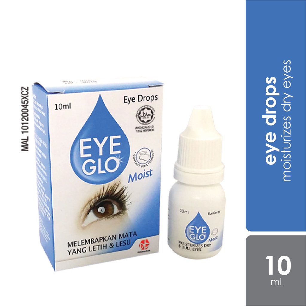 Eye Glo Moist Eye Drops (10ml) | Shopee Malaysia