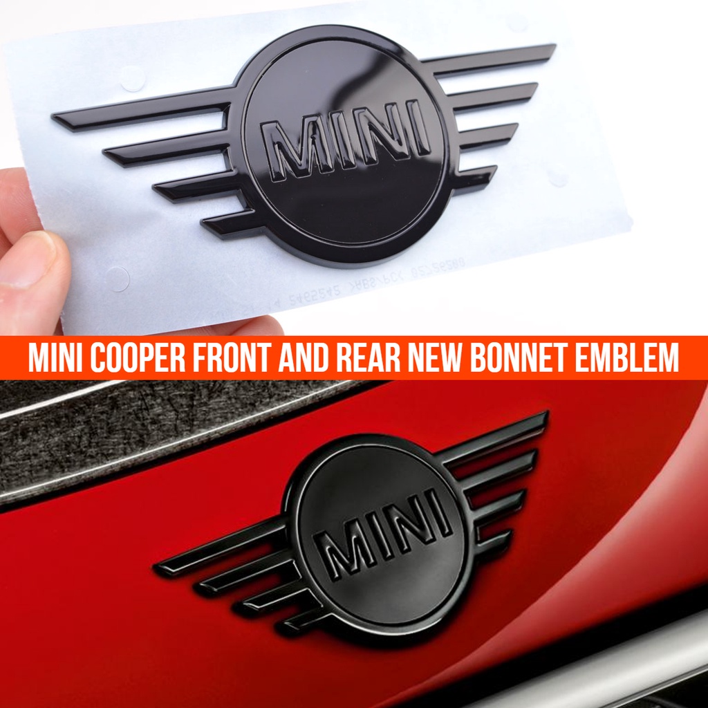 MINI COOPER Bonnet emblem logo badge cooper s facelift logo countryman ...