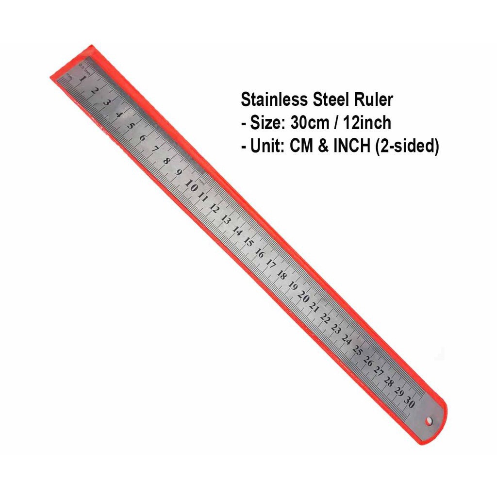 Steel Ruler 15CM / 30CM | Shopee Malaysia