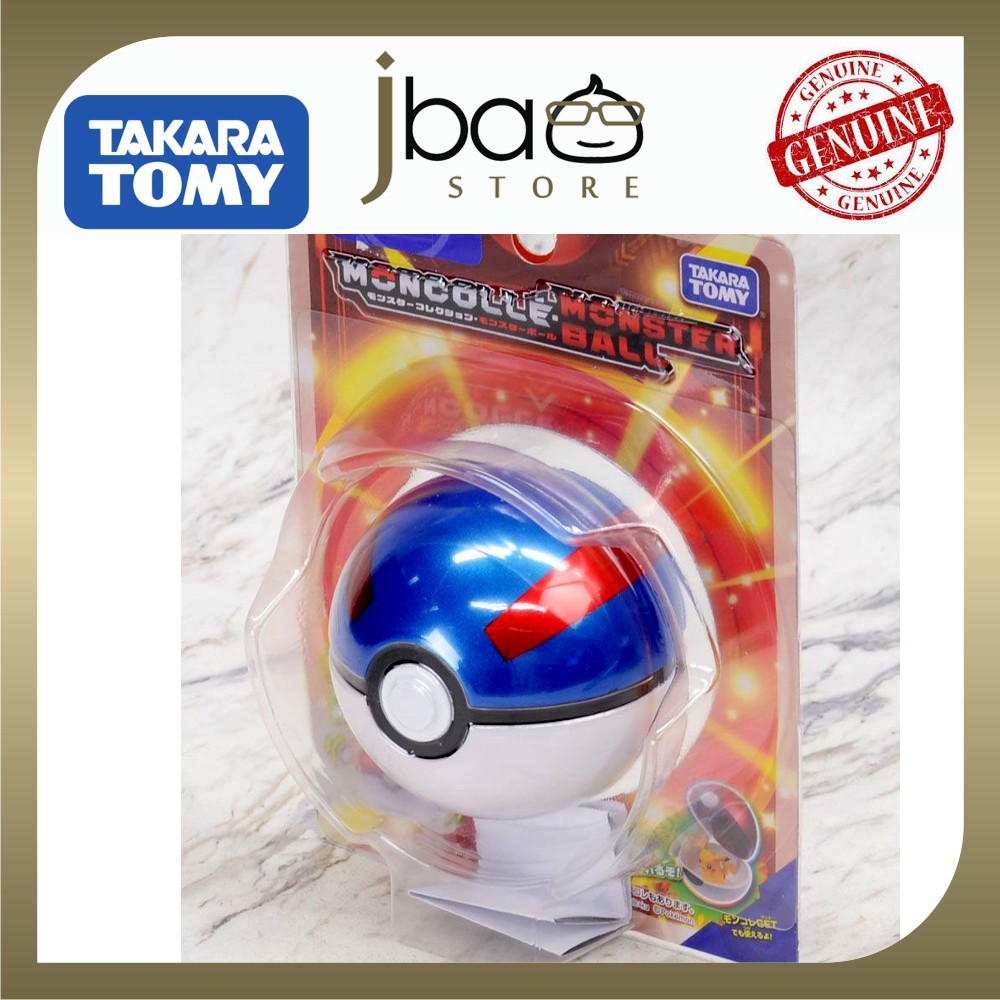 Takara Tomy Monster Collection Poke Ball Great Ball Pokemon Moncolle ...