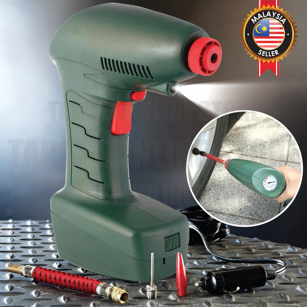 Air Dragon Portable Air Compressor Analog Pressure Emergency Inflator ...